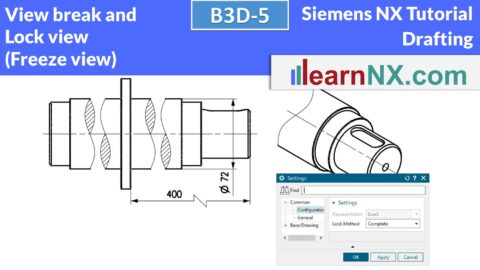Siemens NX | Break-out section view