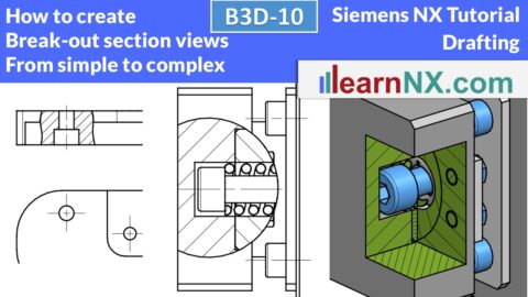Siemens NX | Section View, Detail View