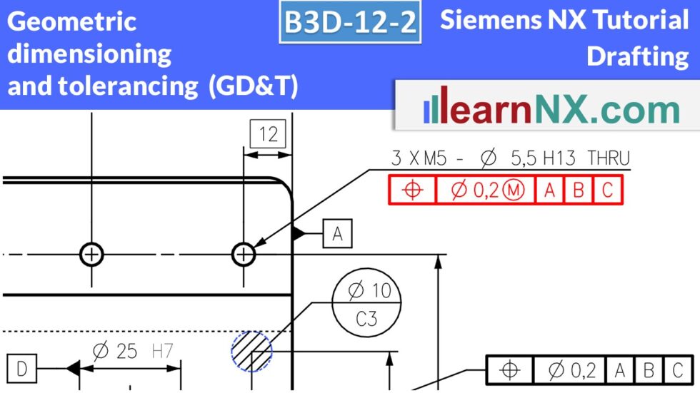 Siemens NX | Stepped section view, section view with angle segments