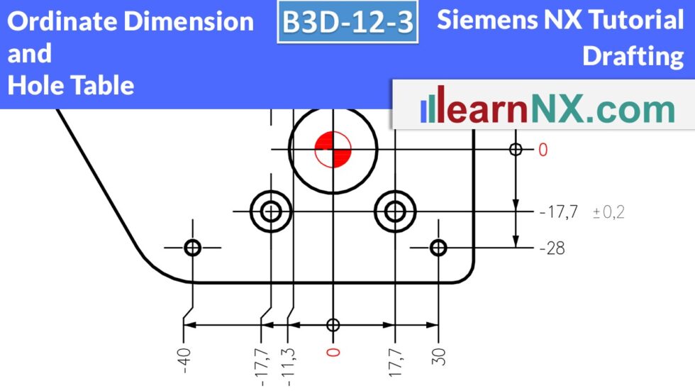Siemens NX | Stepped section view, section view with angle segments