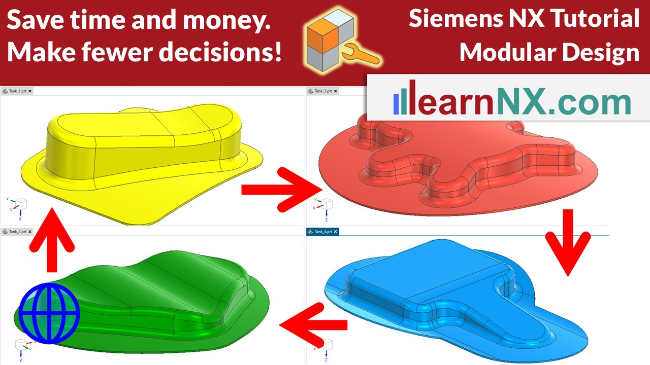 Siemens NX Tutorial | create assemblies with Part Families