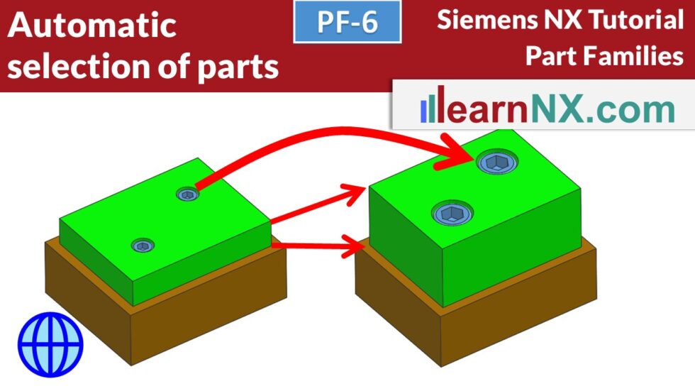 Siemens NX Tutorial | create assemblies with Part Families