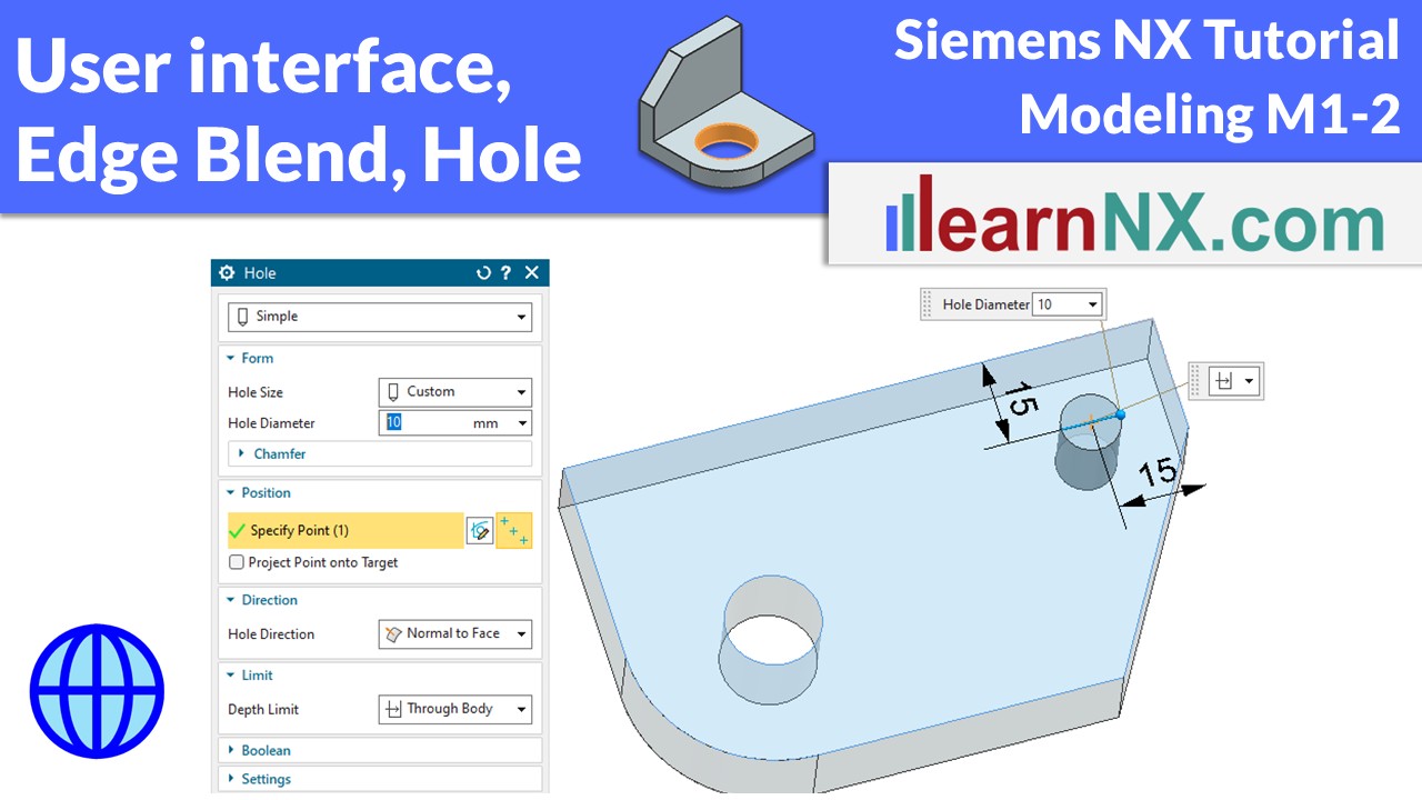 Siemens NX Tutorial | Synchronous modeling
