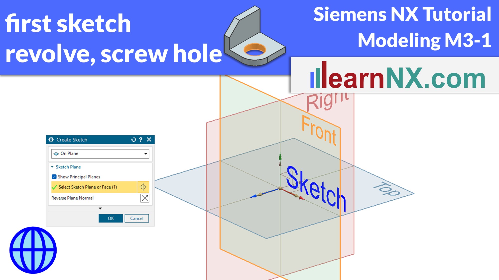 Datum Planes | Siemens NX Tutorial